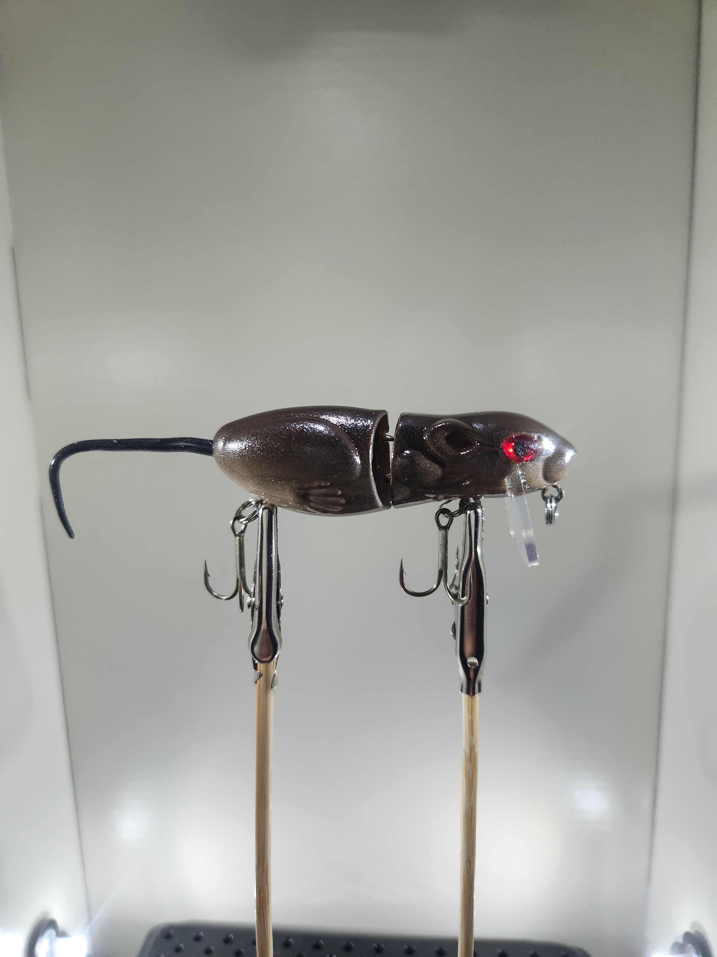 Fievel Rat Wake Bait (Brown) – HikeWadePaddle Custom Baits