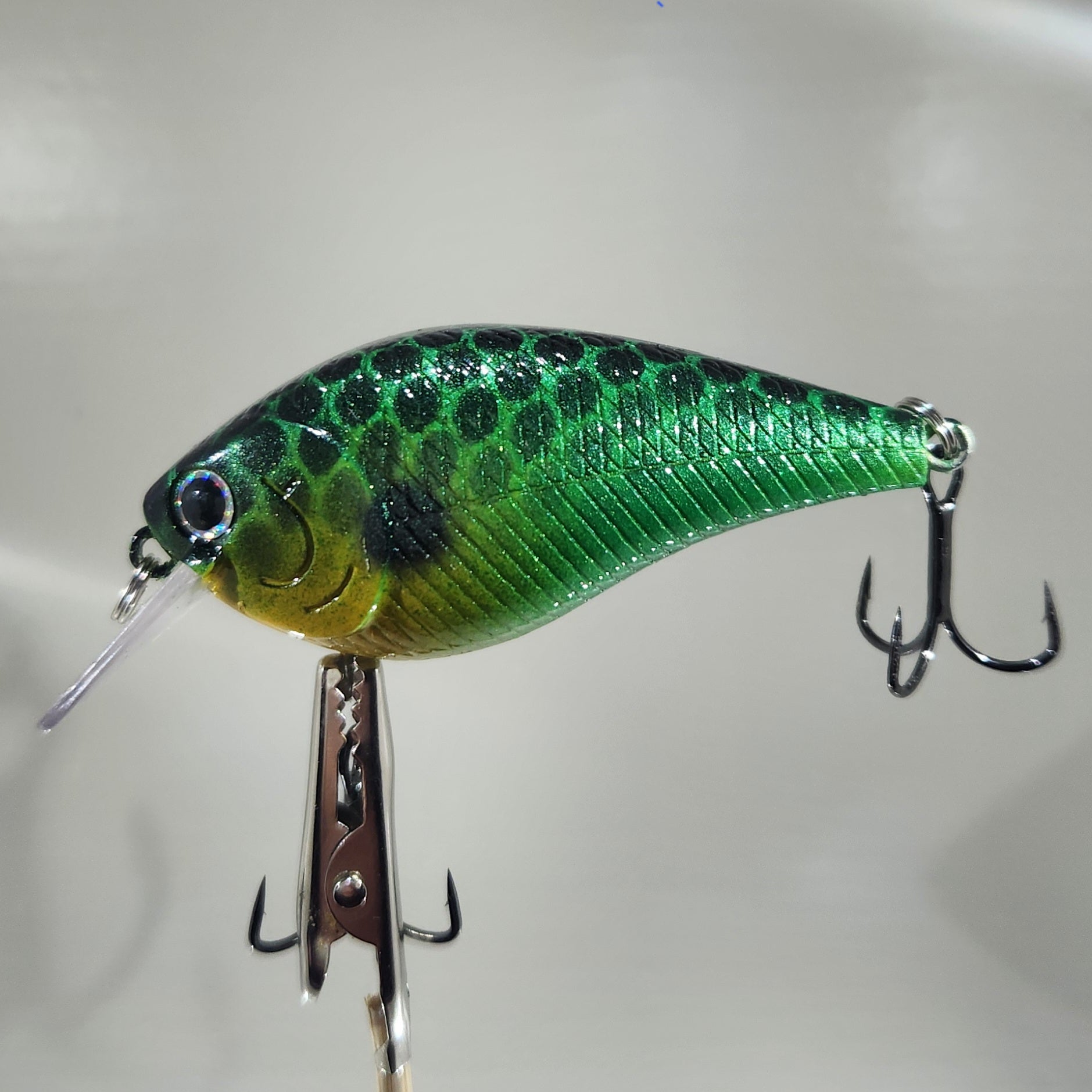 Square Bill Crankbait (Sunburst Shad) – HikeWadePaddle Custom Baits